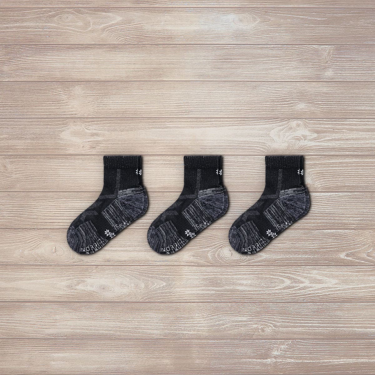Hiking - Black Low-Cut (3 pairs) - Nordic Socks UK
