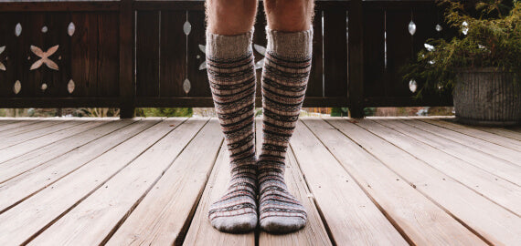 Ida - Red (1 Pair) - Nordic Socks UK