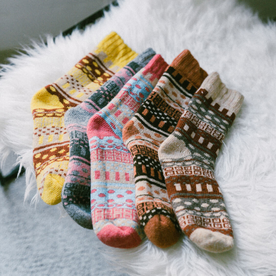 Sofia 5 pairs Nordic Socks UK